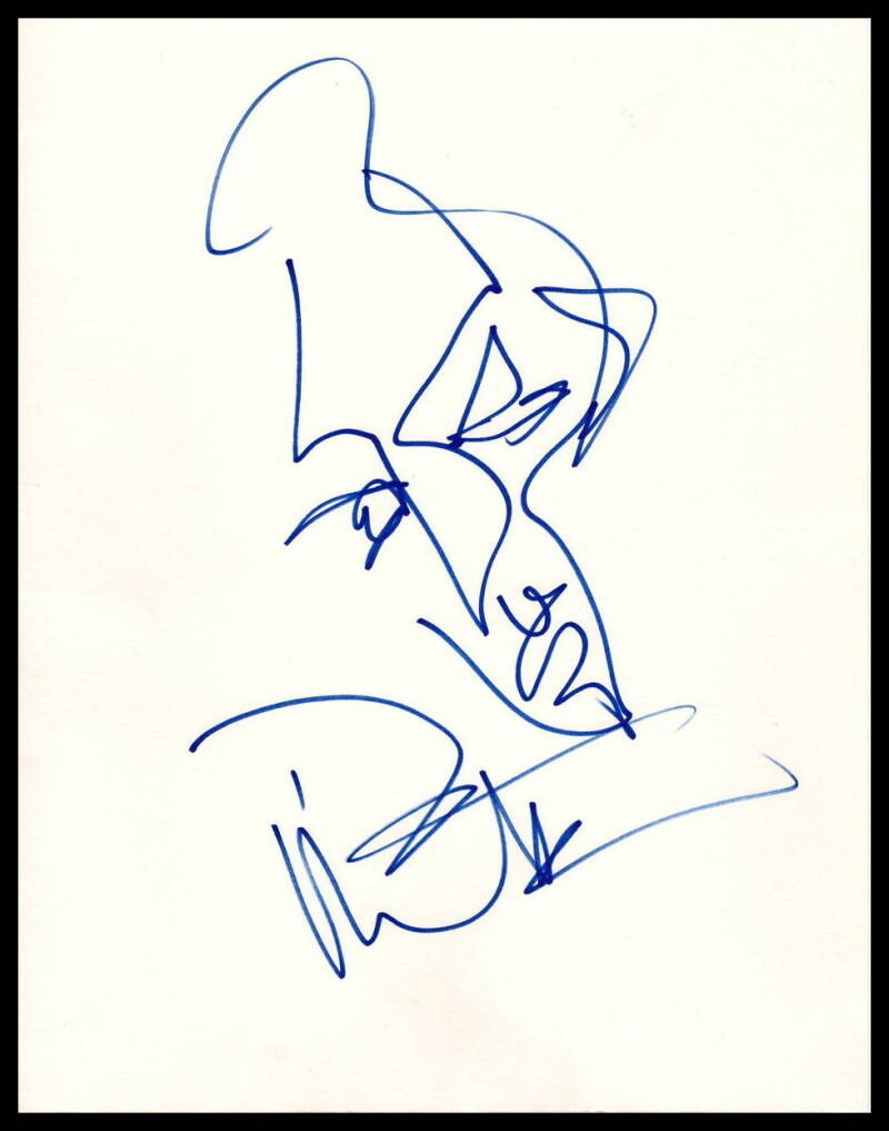 DAVE MATTHEWS BAND SIGNED AUTOGRAPH 11X14 HAND DRAWN ORIGINAL ART ...