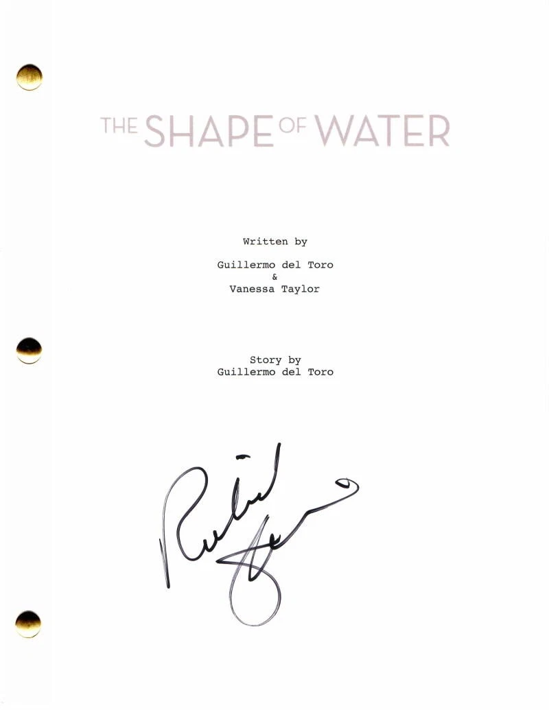 RICHARD JENKINS SIGNED AUTOGRAPH THE SHAPE OF WATER MOVIE SCRIPT - STEP ...