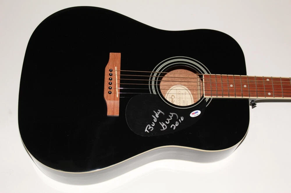 BUDDY GUY SIGNED AUTOGRAPH GIBSON EPIPHONE ACOUSTIC GUITAR - BLUES ...