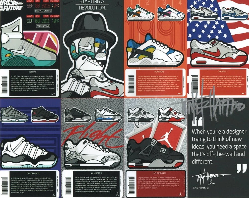 TINKER HATFIELD SIGNED AUTOGRAPH 8X10 PHOTO - NIKE AIR JORDAN DESIGNER ...
