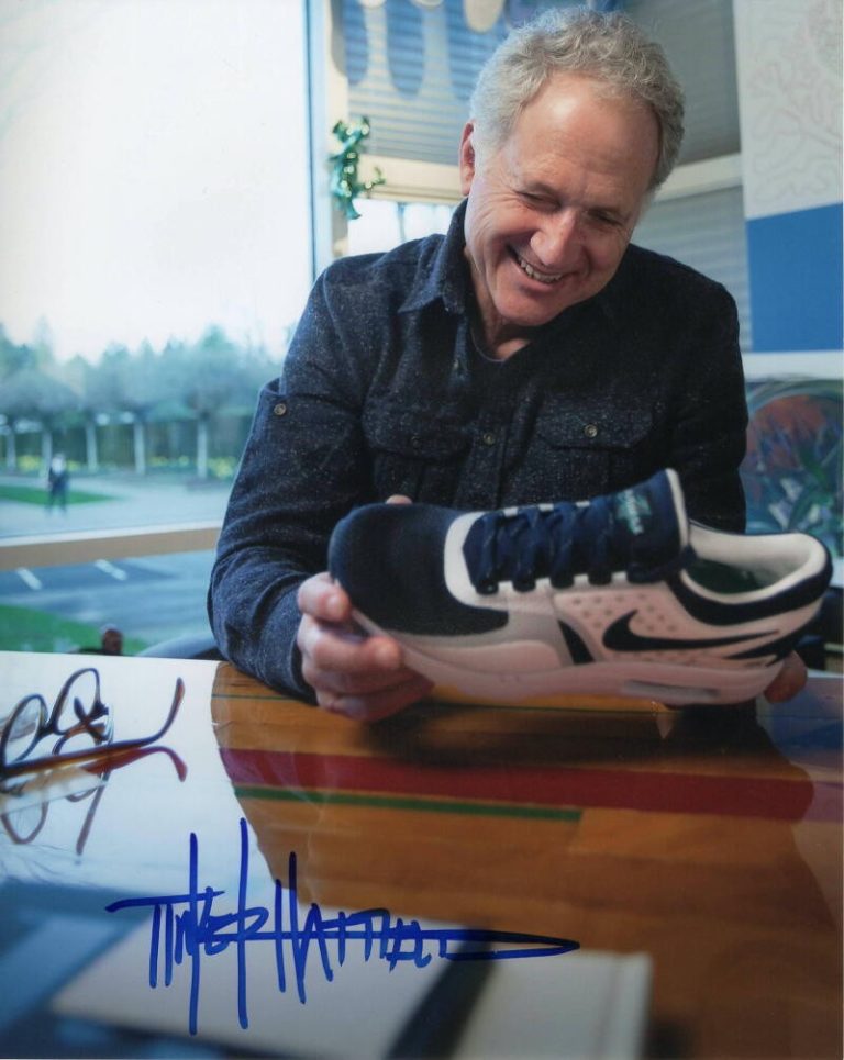 TINKER HATFIELD SIGNED AUTOGRAPH 8X10 PHOTO - NIKE AIR JORDAN ...