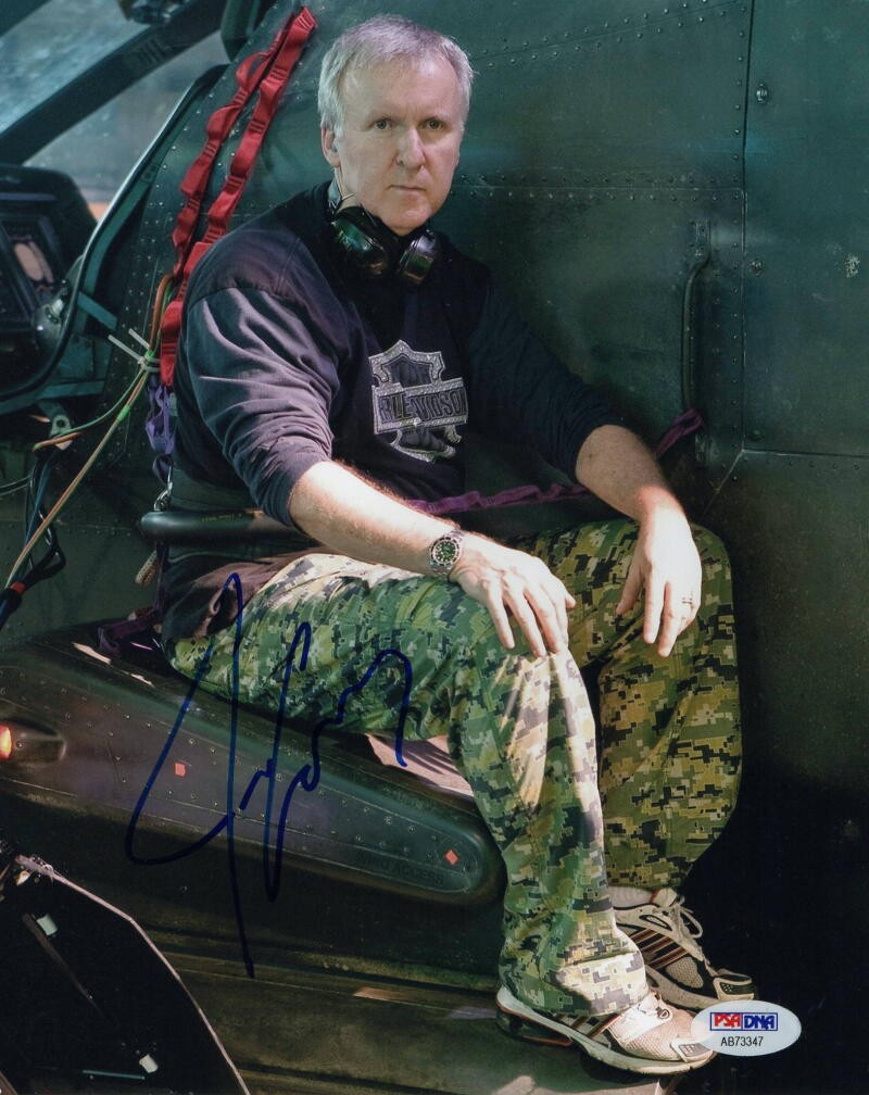 JAMES CAMERON SIGNED AUTOGRAPH 8X10 PHOTO - AVATAR, TITANIC DIRECTOR ...