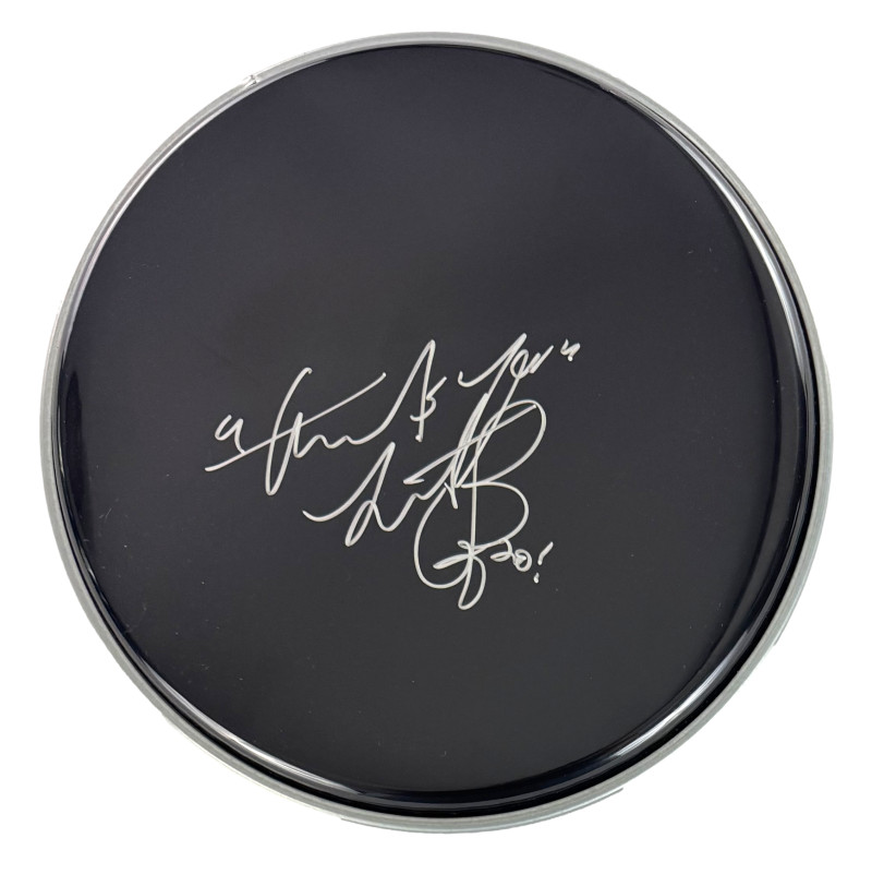 Charlie Watts Rolling Stones Signed Autograph 10" Drum Skin Drumhead w ...