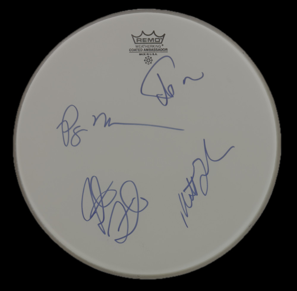 Phish Full Band Signed Autograph 12" Drumhead Jon Fishman Trey ...