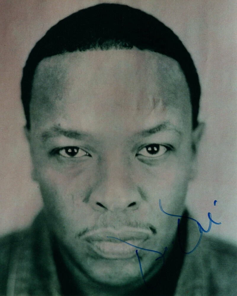 DR DRE SIGNED AUTOGRAPH 8X10 PHOTO - THE CHRONIC 2001 RAPPER, NWA, RARE ...