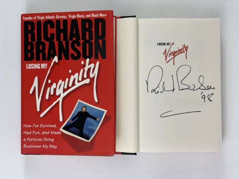 RICHARD BRANSON SIGNED AUTOGRAPH "LOSING MY VIRGINITY" BOOK VIRGIN ...
