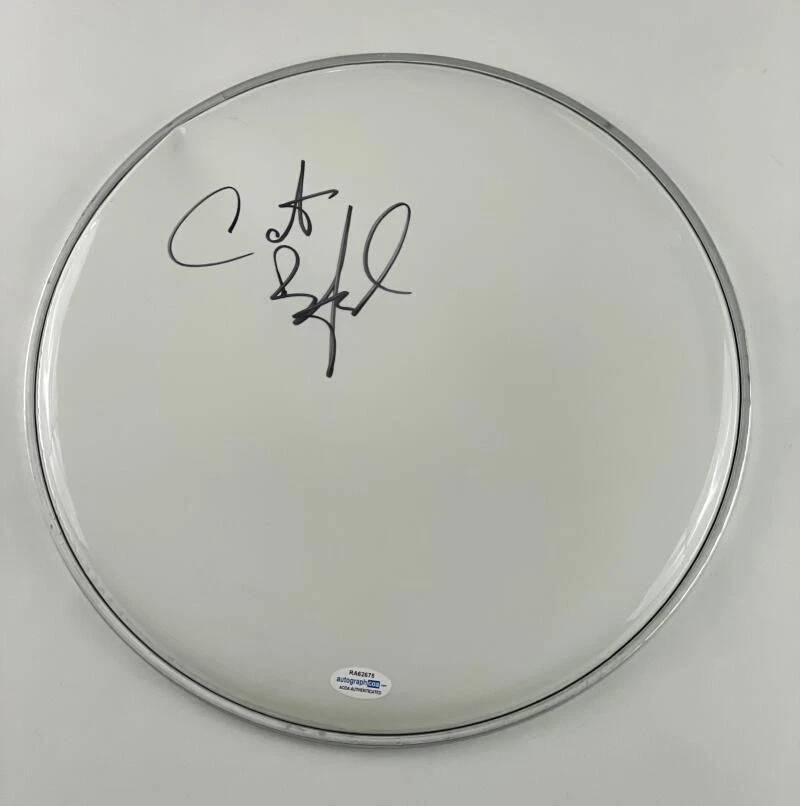 CARTER BEAUFORD SIGNED AUTOGRAPH 12" DRUMHEAD DAVE MATTHEWS BAND - W ...