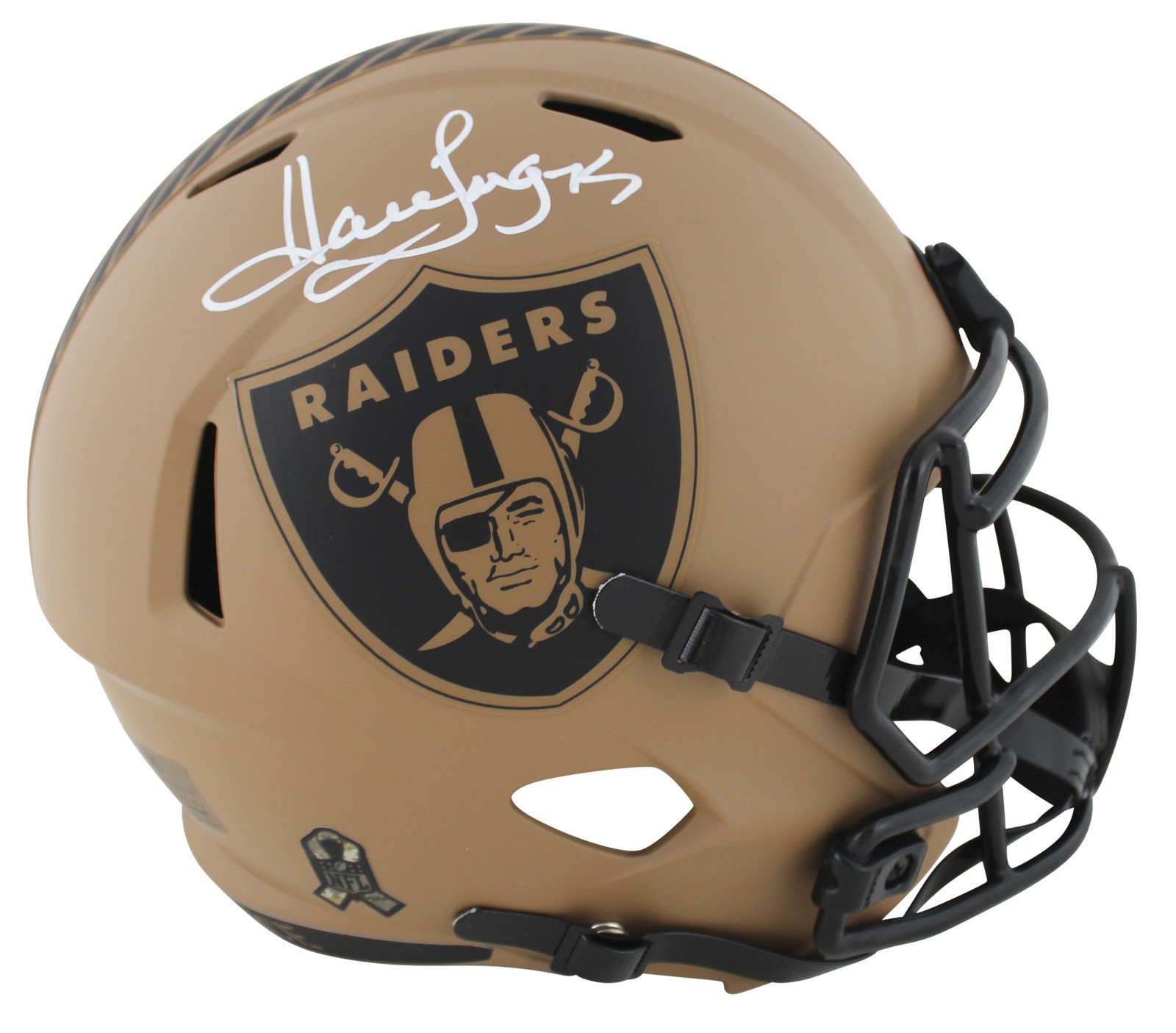 Raiders Howie Long Signed Salute To Service II Full Size Speed Rep ...