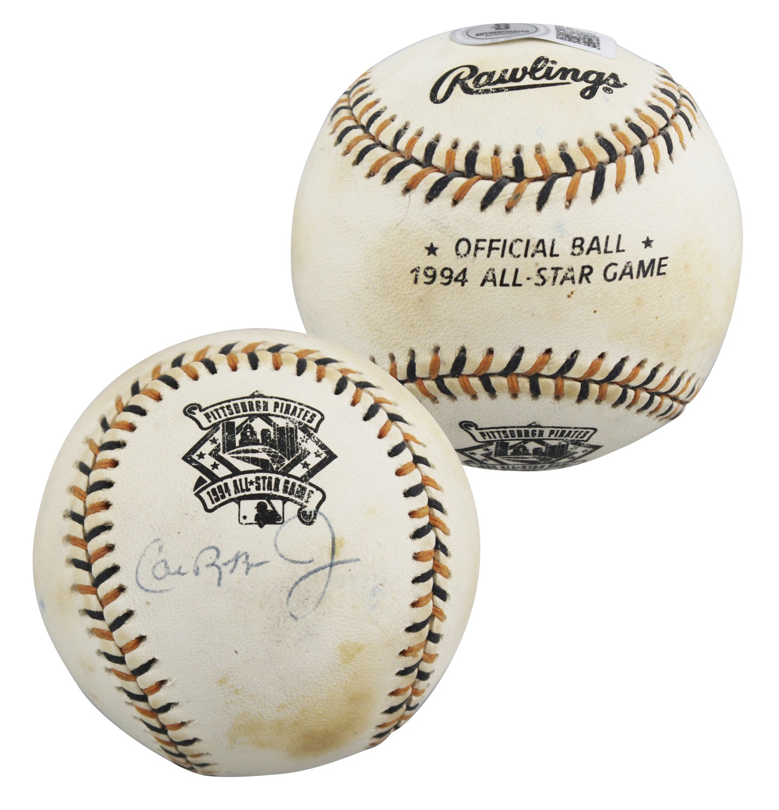 Orioles Cal Ripken Jr. Authentic Signed 1994 All-Star Logo Baseball BAS ...