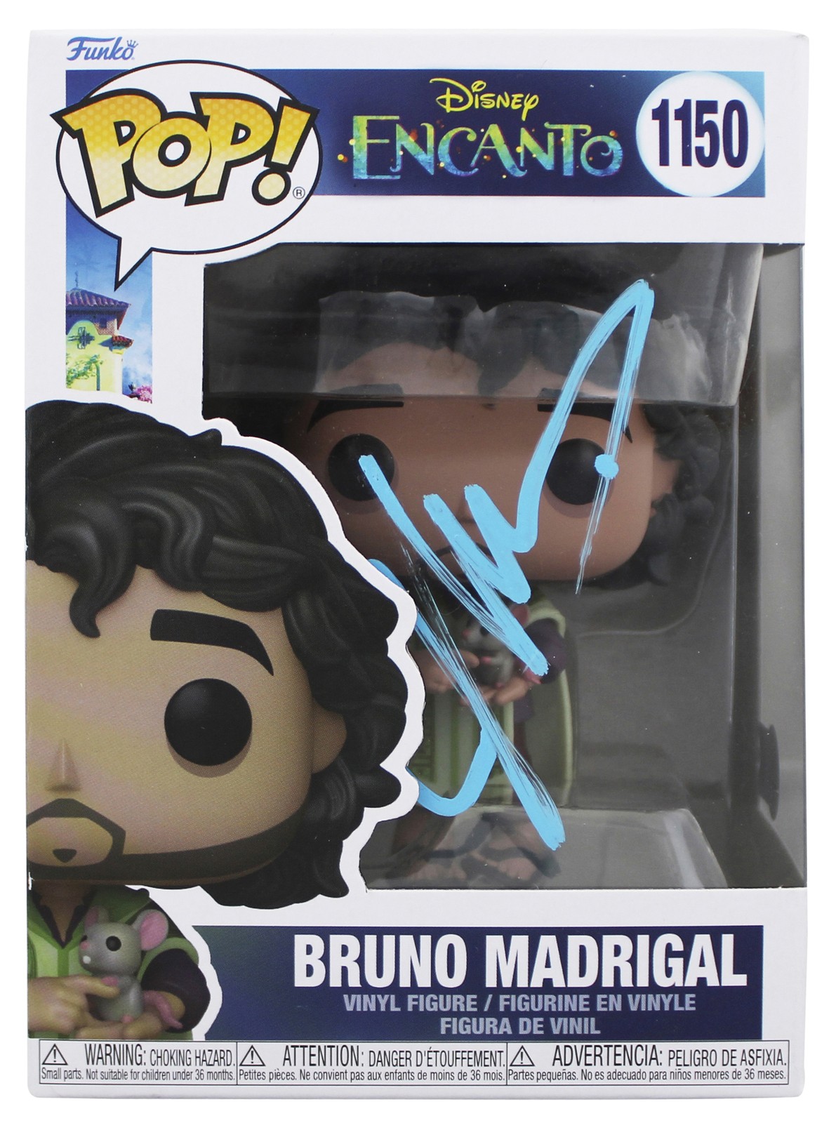John Leguizamo Encanto Signed Bruno Madrigal #1150 Funko Pop Vinyl ...