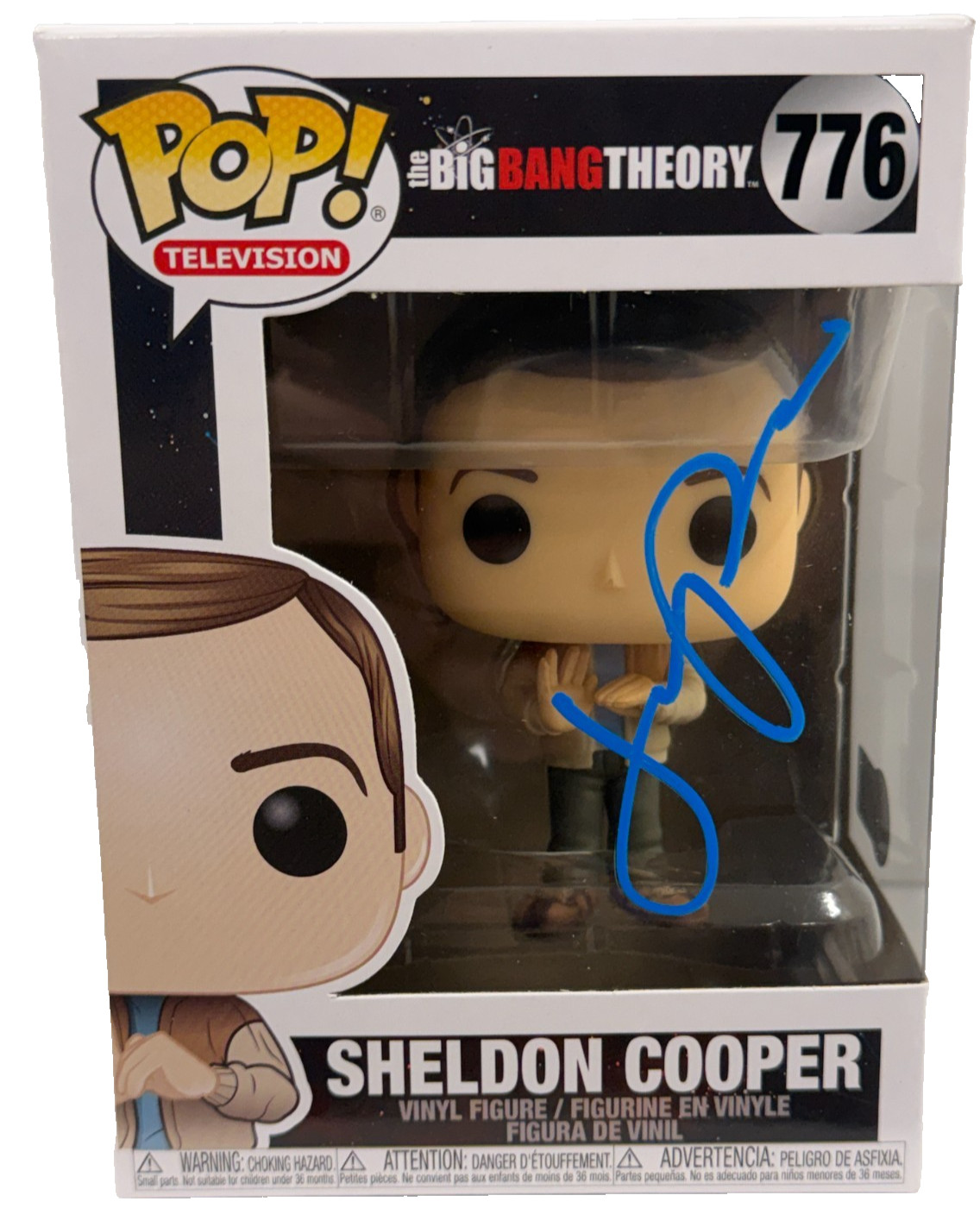 Jim Parsons Signed Sheldon Cooper Funko Big Bang Theory Autograph ...