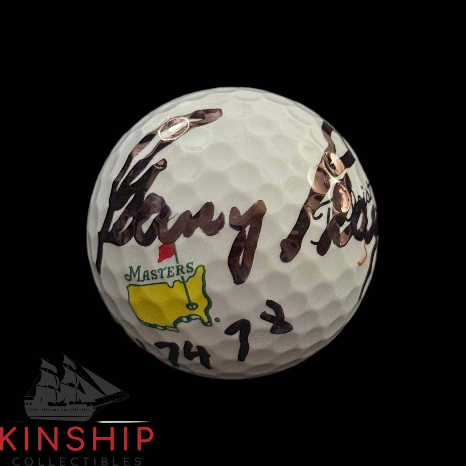 Gary Player signed Masters Logo Golf Ball JSA COA Inscribed 61,74,78 ...