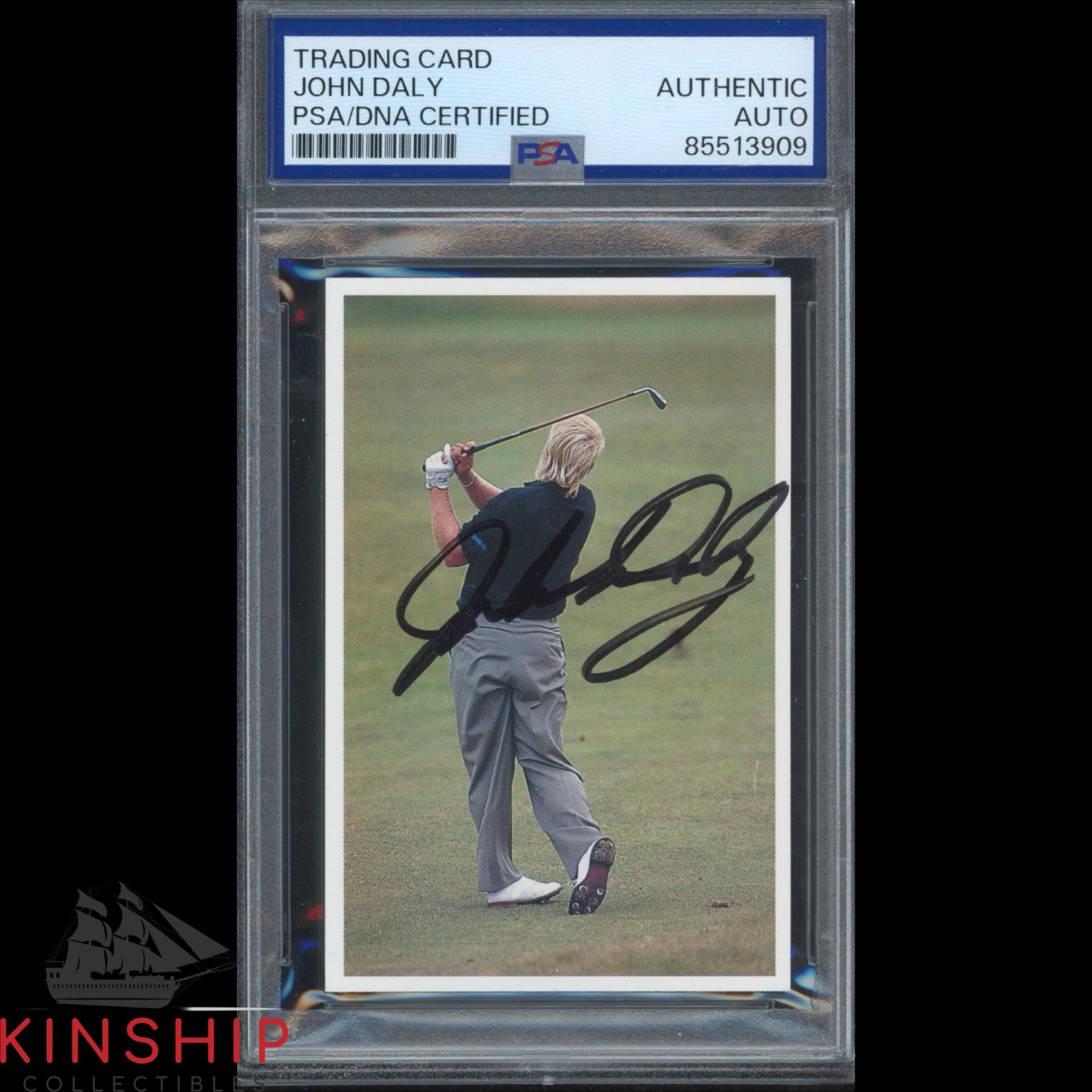 John Daly signed 1994 BBC Question Board Game Card PSA DNA Slab Golf ...