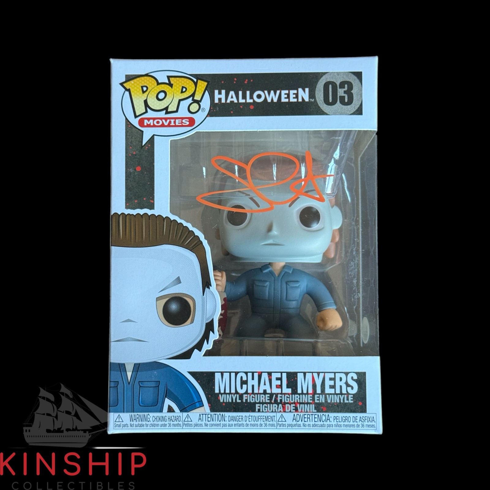 John Carpenter signed Funko Pop #03 JSA COA Halloween Michael Myers ...