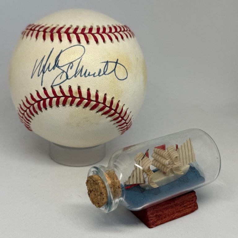 Mike Schmidt signed Rawlings ONL Baseball JSA COA Phillies HOF Auto ...