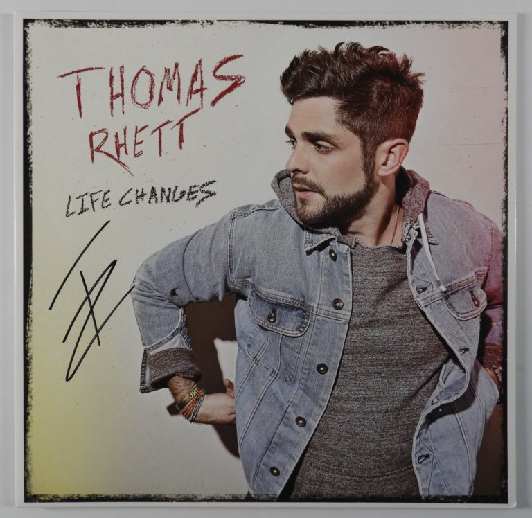 Thomas Rhett JSA Fully Signed Autograph Record Album Vinyl Life Changes ...