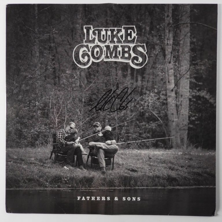 Luke Combs Signed Autograph Album JSA Record Vinyl Fathers & Sons ...