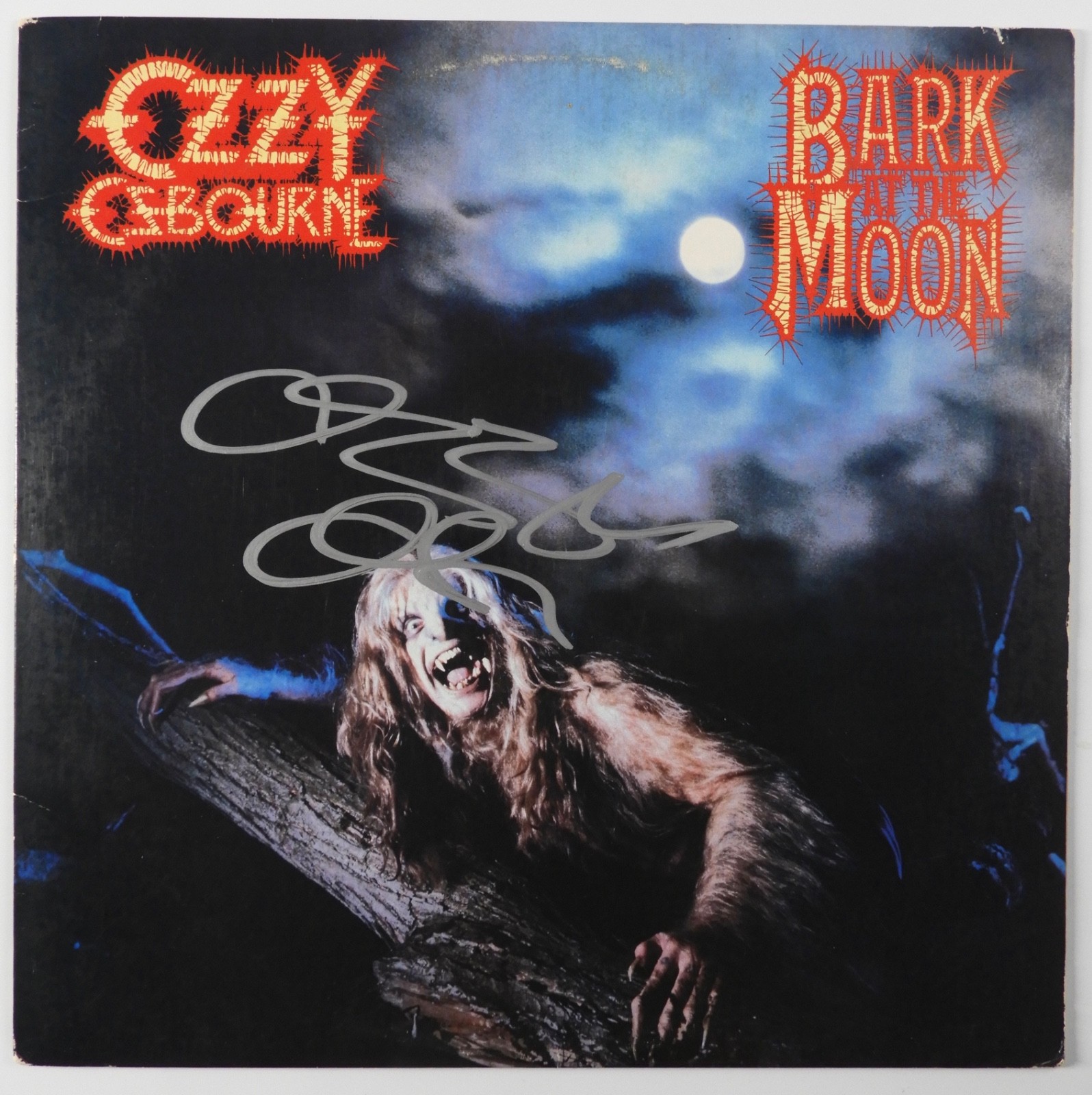 Ozzy Osbourne JSA Autograph Signed Album Vinyl Bark At The Moon ...