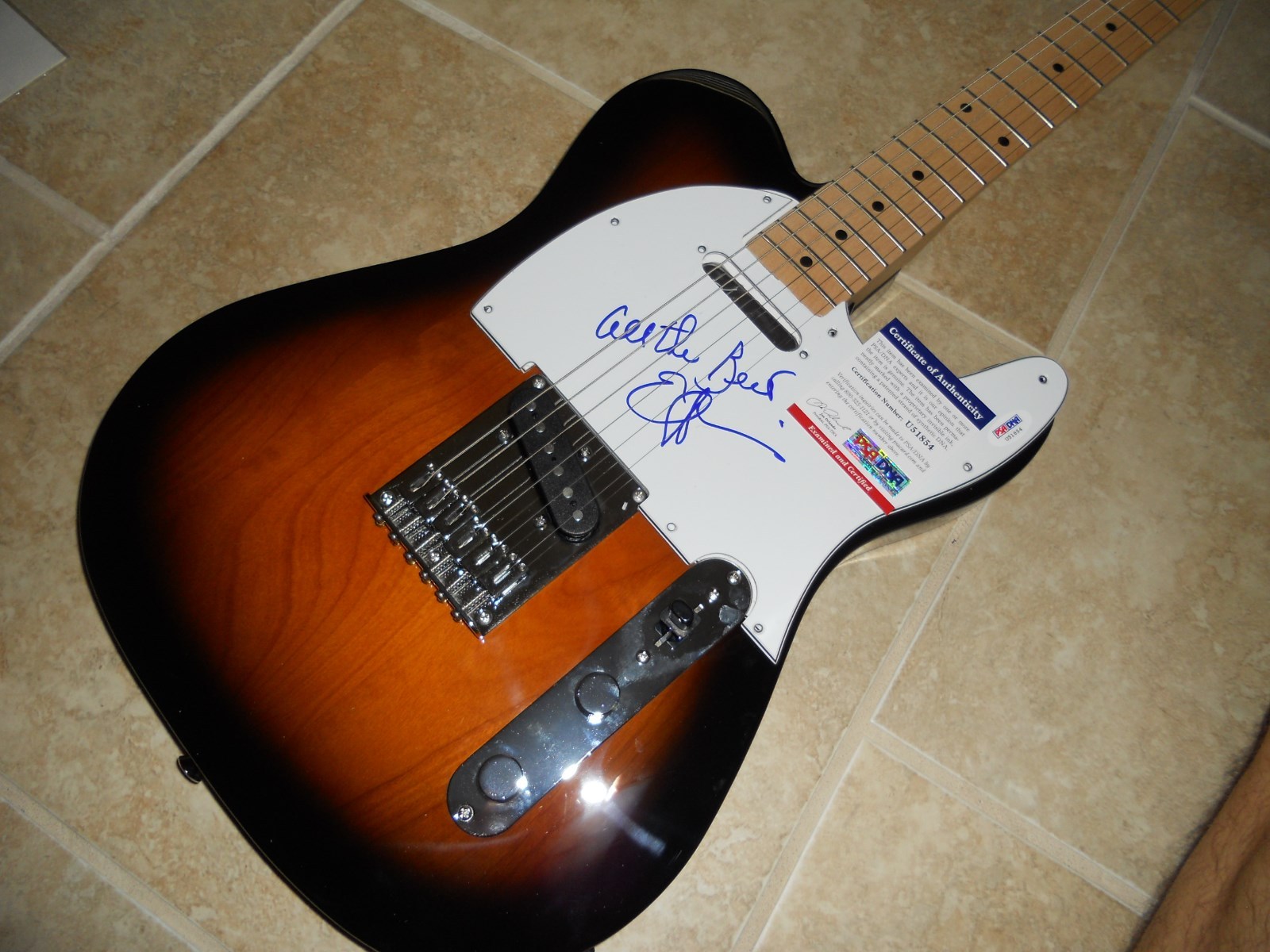 Emmy Lou Harris IP Signed Autograph Electric Guitar PSA Certified ...