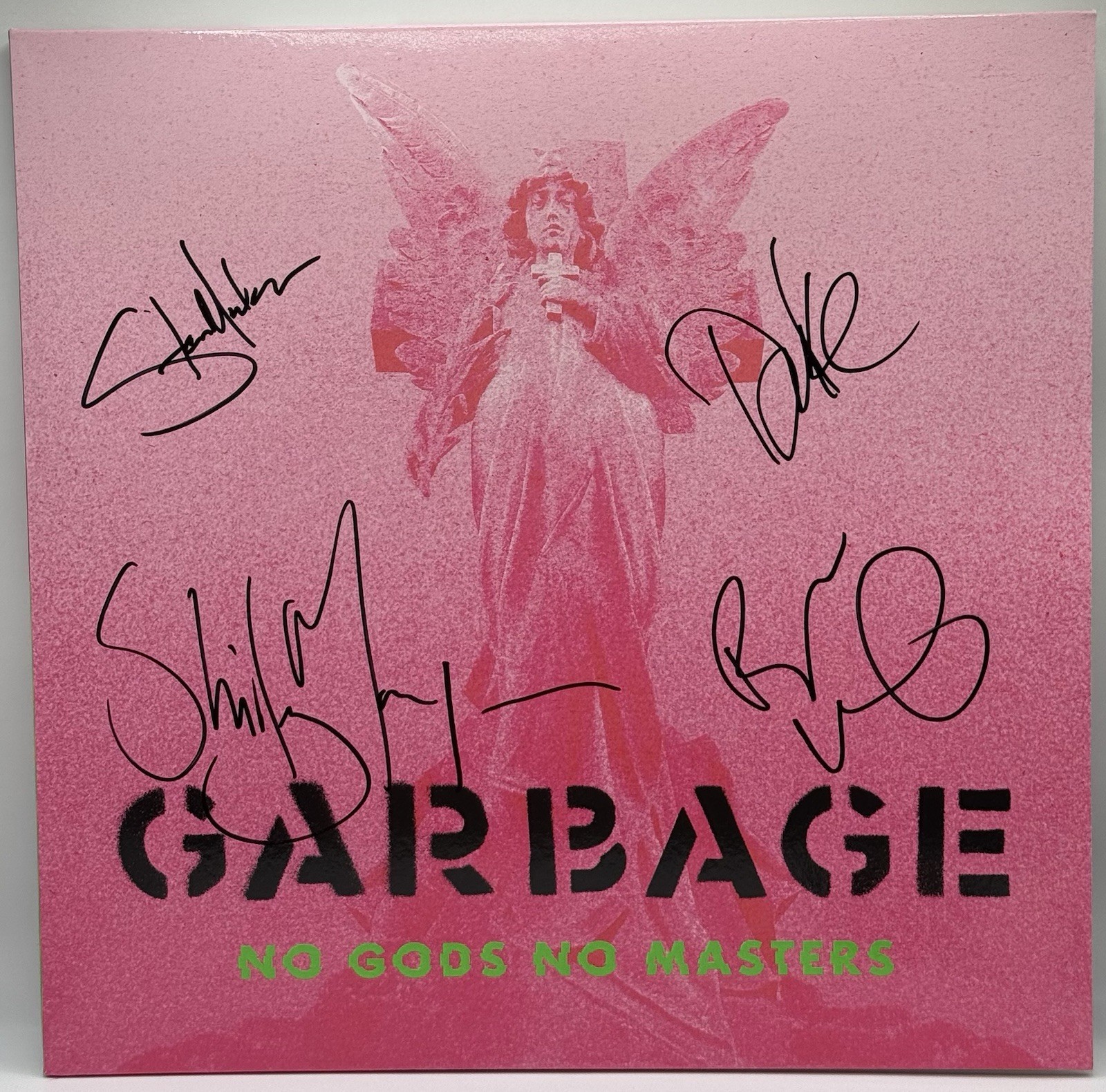 Garbage Band Signed Autographed No Gods No Masters Full Band Shirley +3 ...