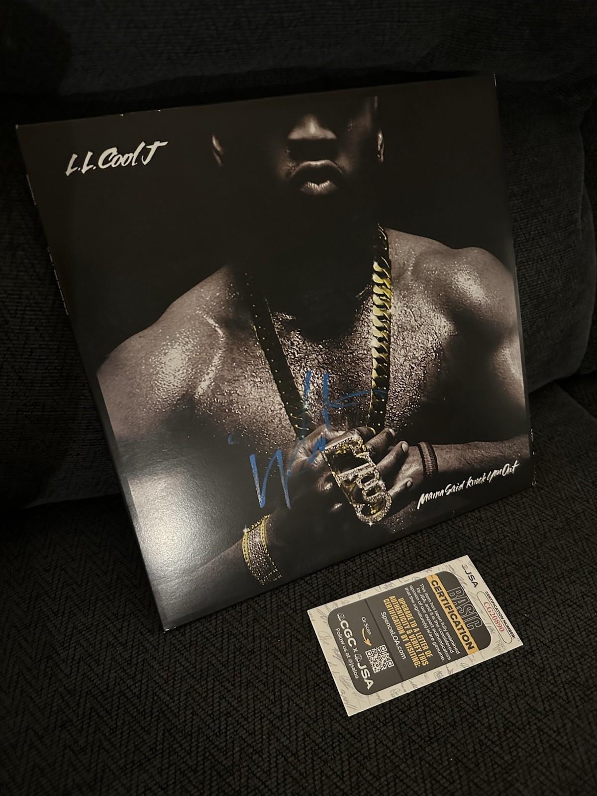 LL Cool J SIGNED Vinyl ALBUM JSA Authenticated COA Mama Said Knock You ...