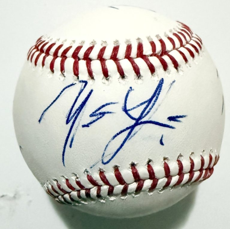 Matthew Lillard REAL hand SIGNED 5 times!! OMLB Baseball EX PROOF COA ...