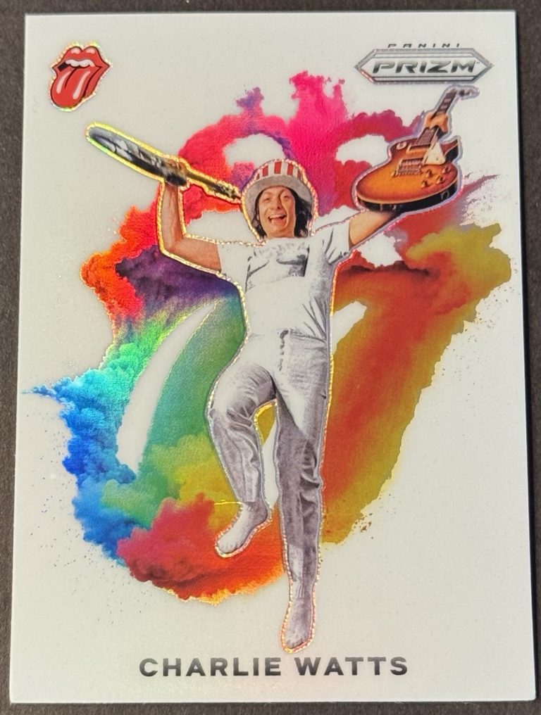 2025 Panini Prizm The Rolling Stones - Charlie Watts White Color Blast ...
