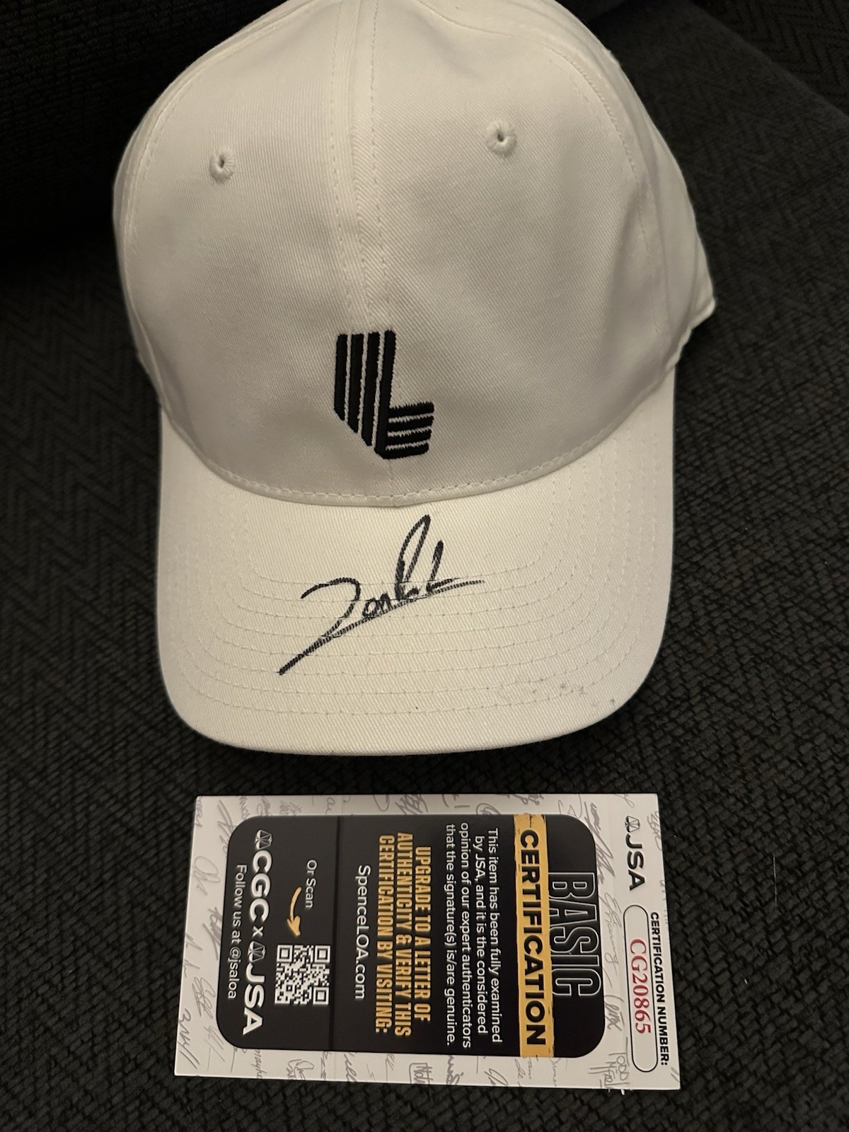 Jon Rahm Signed Golf Hat Liv Tour Autographed JSA Authentication COA ...