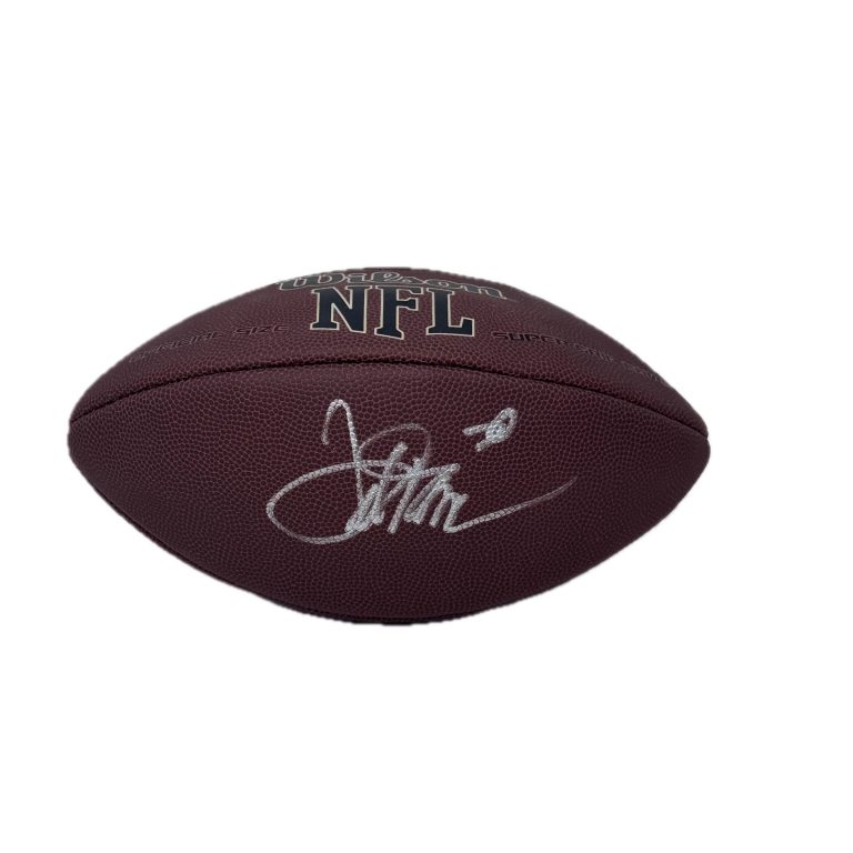Terrell Davis Denver Broncos Signed Autograph Wilson NFL Football ...