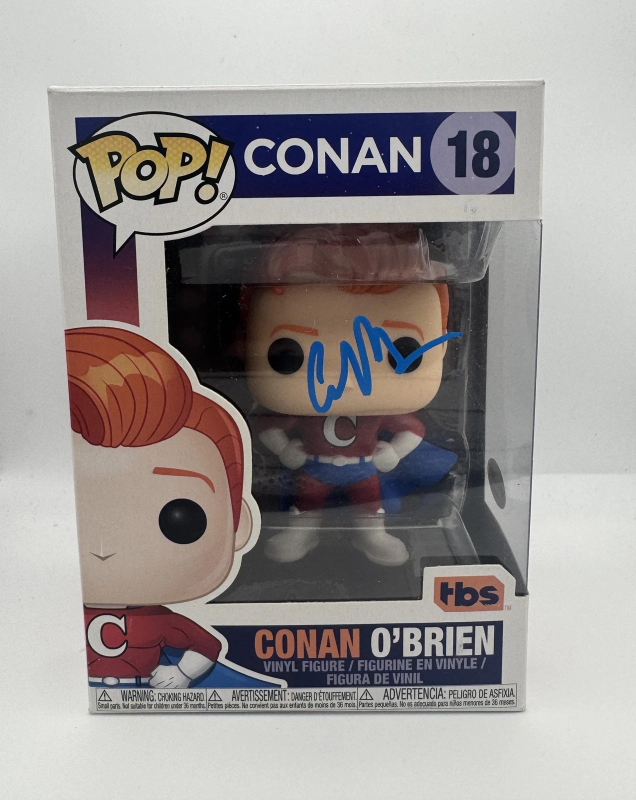 Conan O'Brien "Conan" AUTOGRAPH Signed 'Super Conan' 18 Funko Pop ...