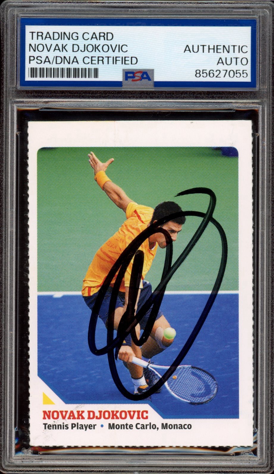2010 SI For Kids #461 Novak Djokovic Signed Tennis Rookie Card PSA/DNA ...