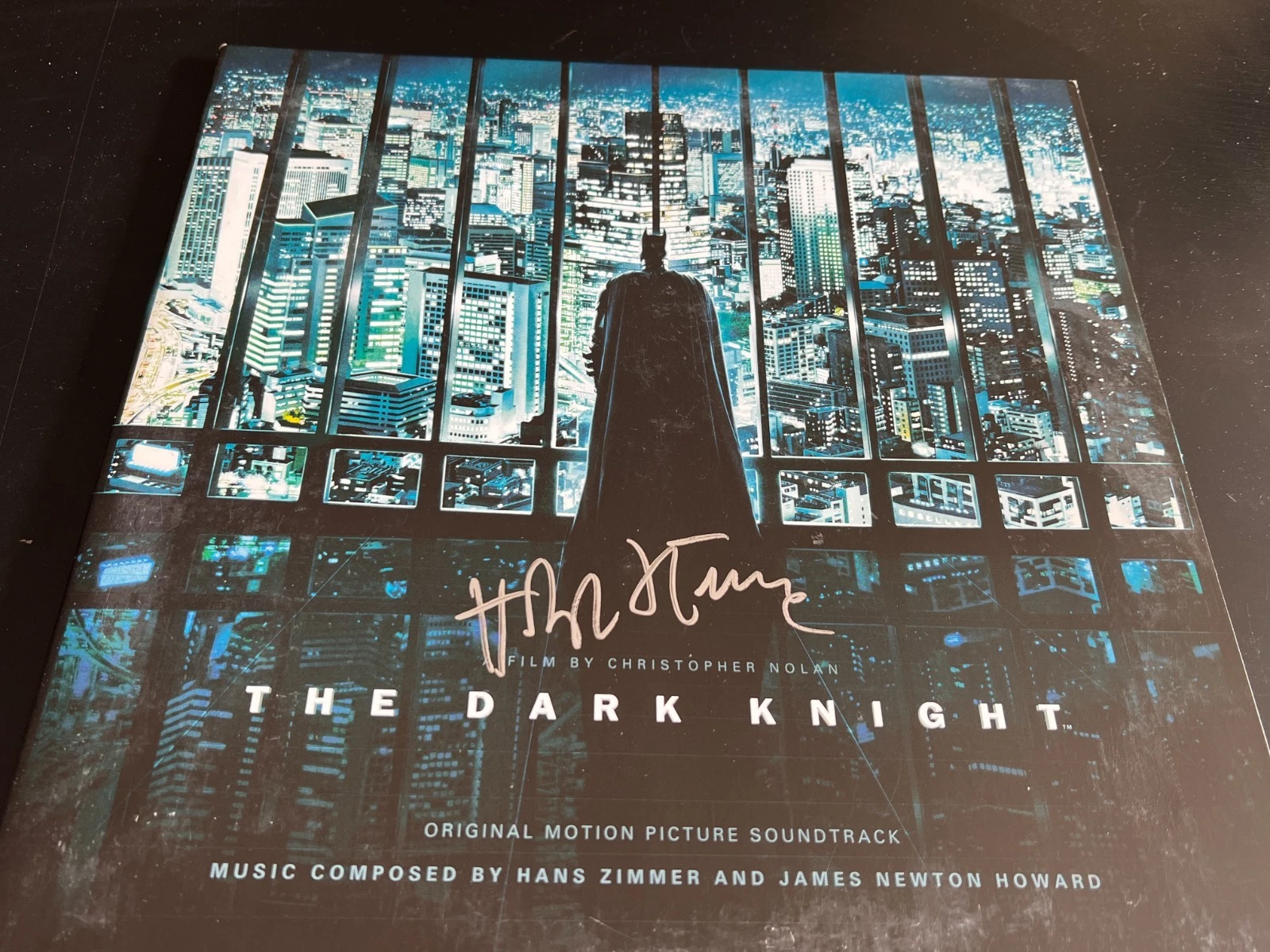 HANS ZIMMER SIGNED AUTOGRAPH ALBUM LP DARK KNIGHT BALE BECKETT BAS X5 ...