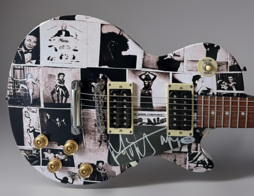 PSA/DNA Mick Jagger Signed Limited Edition Epiphone LP Guitar Rolling ...