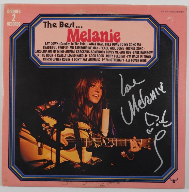 Melanie JSA Signed Autograph Record Album Vinyl The Best Of Melanie ...