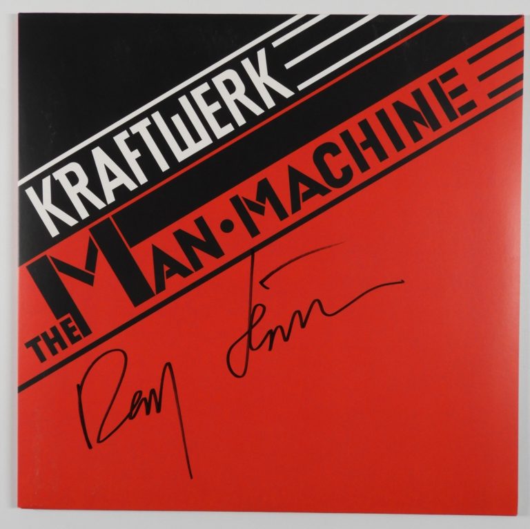 Kraftwerk Ralf Hutter JSA Signed Autograph Record Album The Man Machine ...
