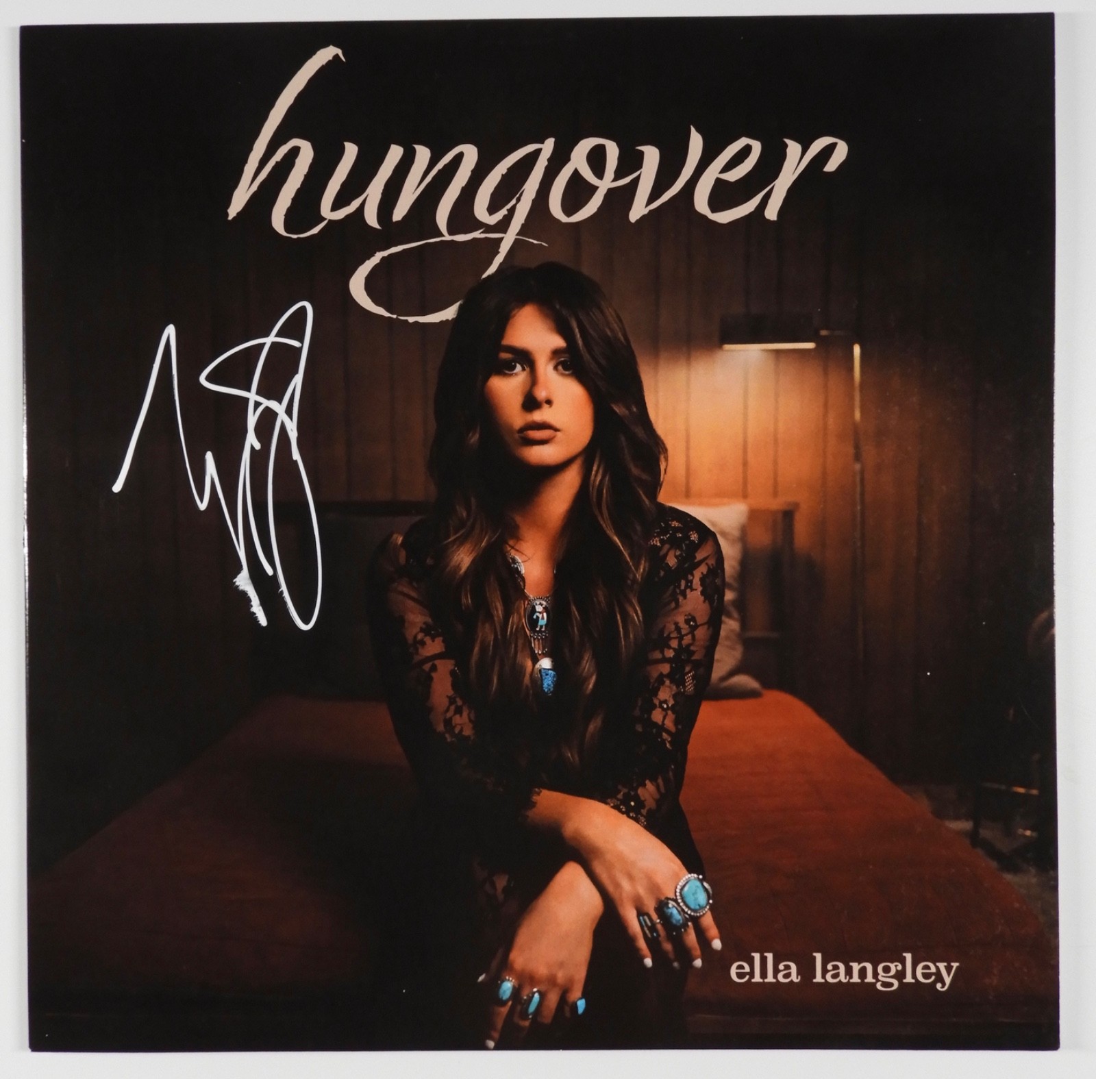 Ella Langley Jsa Fully Signed Autograph Record Album Vinyl Hungover