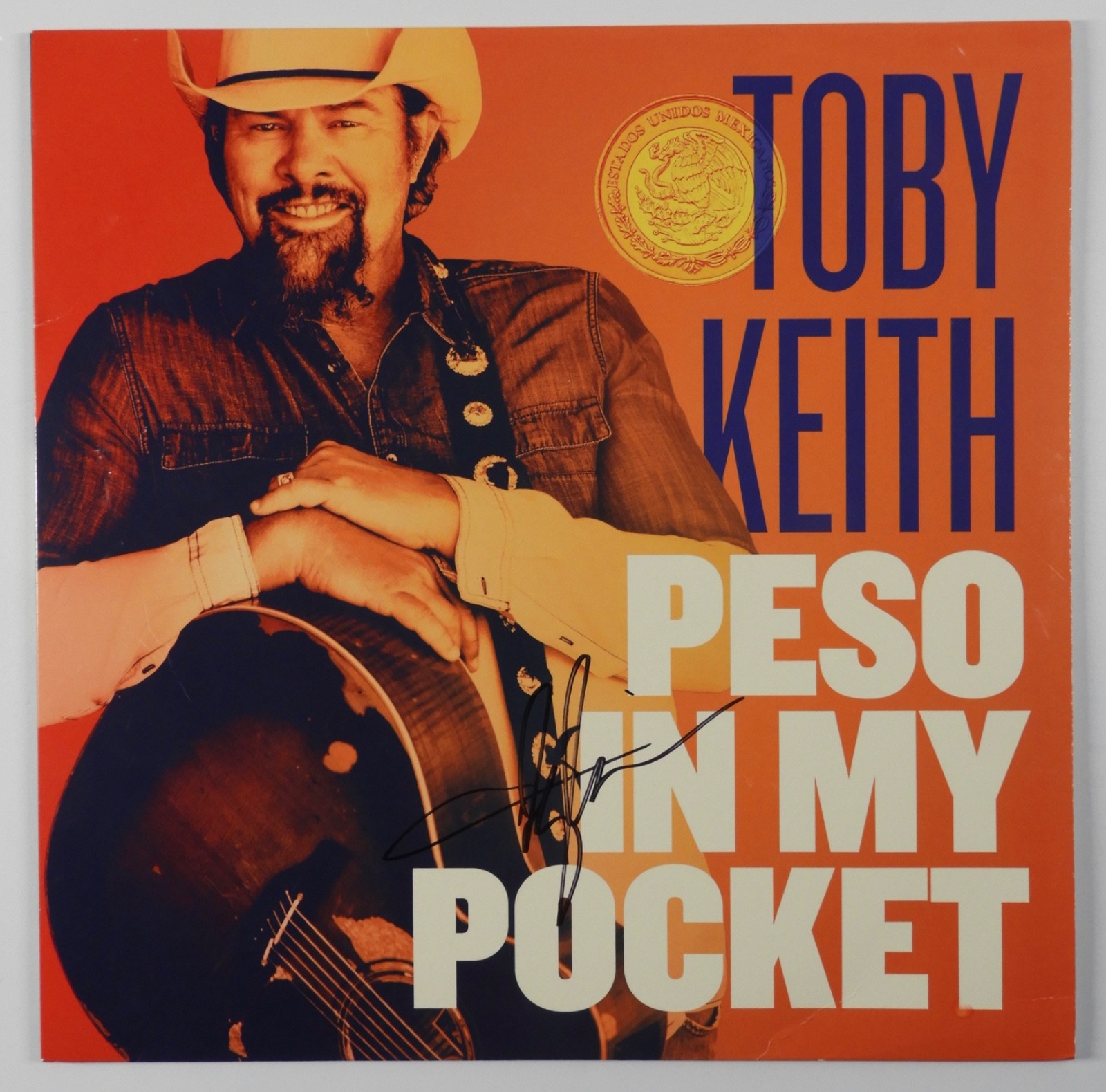 Toby Keith JSA Fully Signed Autograph Record Album Vinyl Peso In My ...
