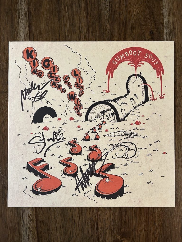 ‘King Gizzard & The Lizard Wizard’ Band Signed ‘Gumboot Soup’ Vinyl ...