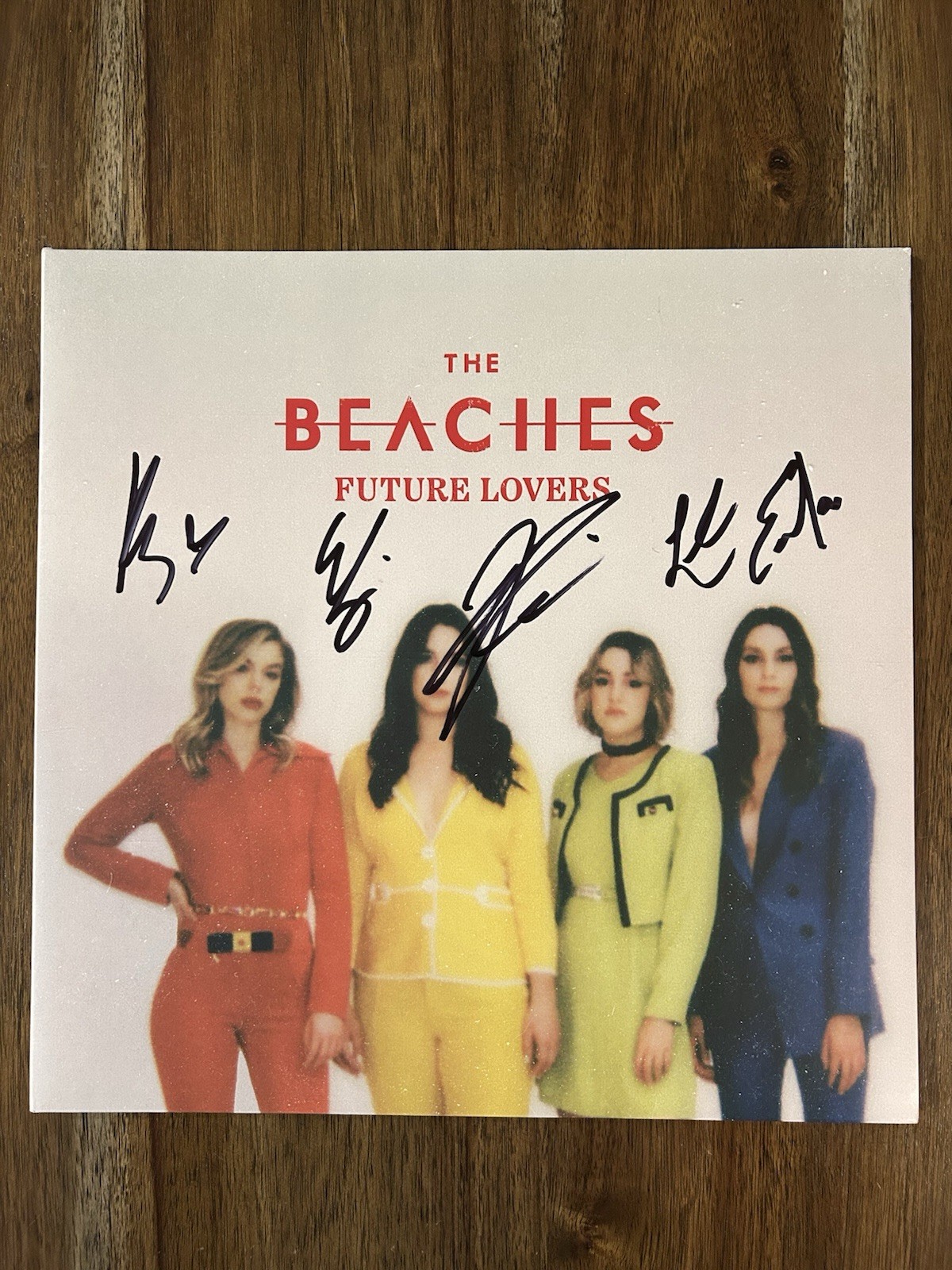 ‘The Beaches’ Band Full Signed Vinyl Album ‘Future Lovers’ Jordan ...