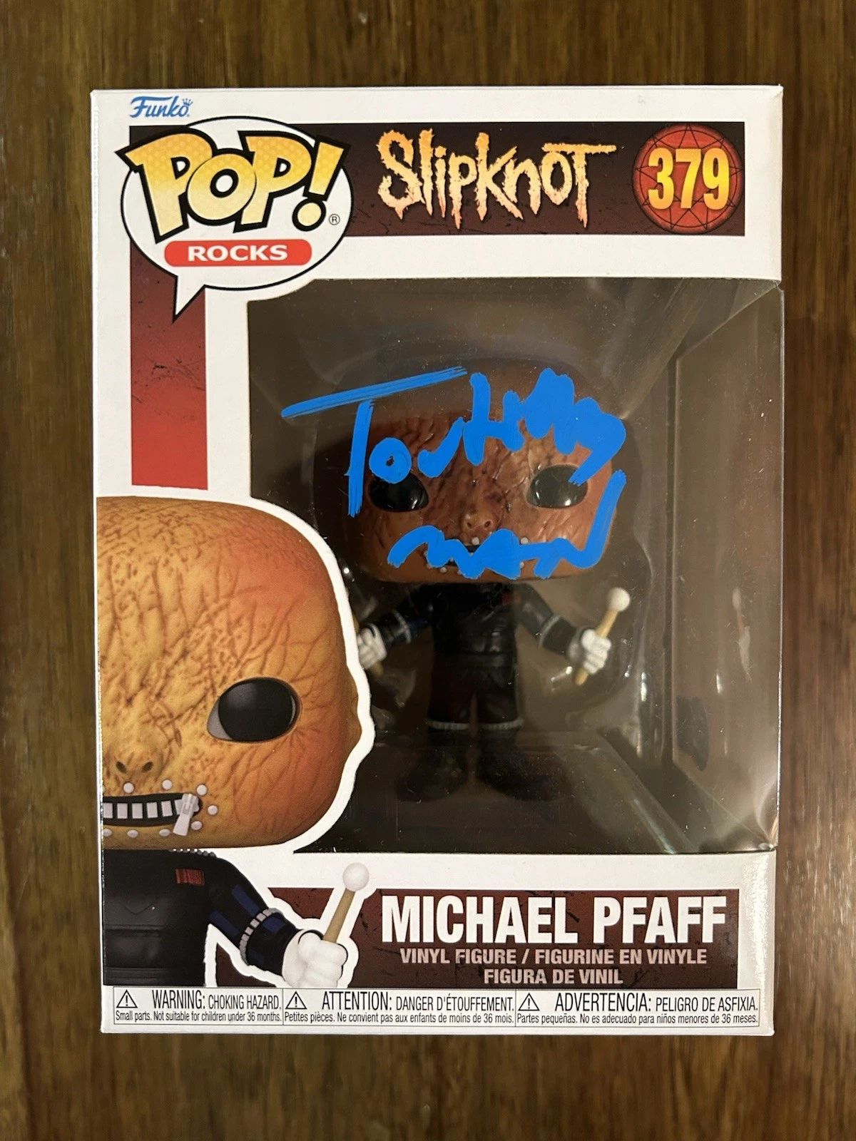 ‘Michael Pfaff’ Signed ‘Slipknot’ Funko Pop ‘Tortilla Man’ Beckett ...