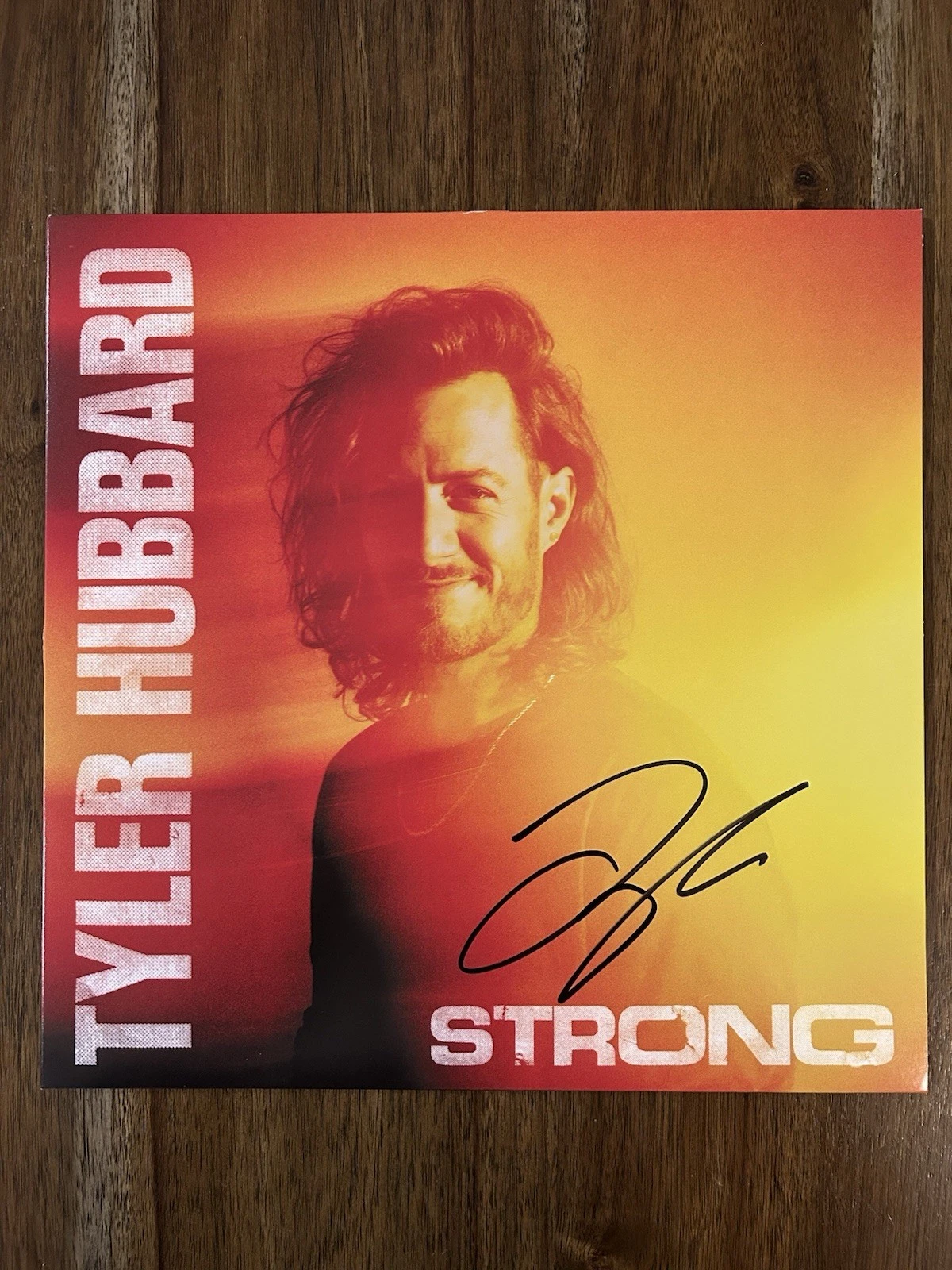 ‘Tyler Hubbard’ Signed Vinyl Album ‘Strong’ Country Beckett Florida ...