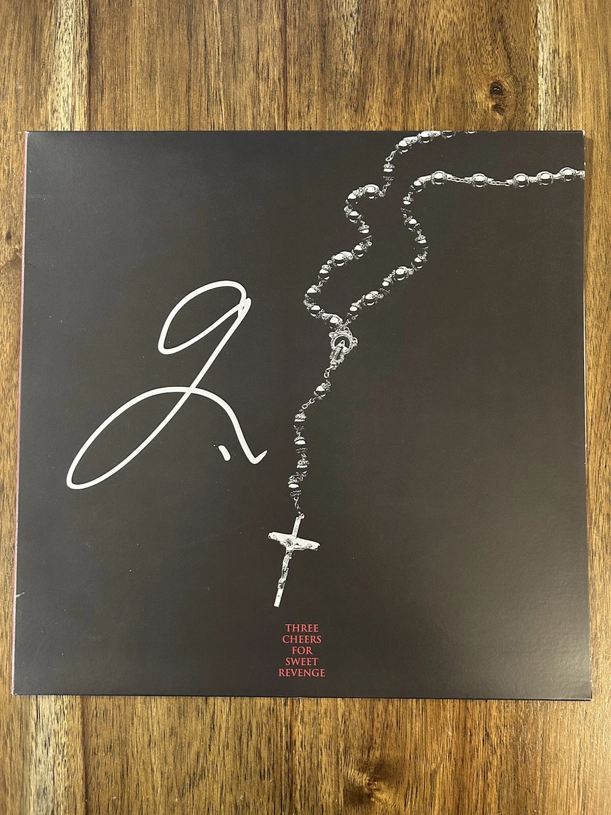 Gerard Way ‘My Chemical Romance’ Signed Vinyl Album ‘Three Cheers ...