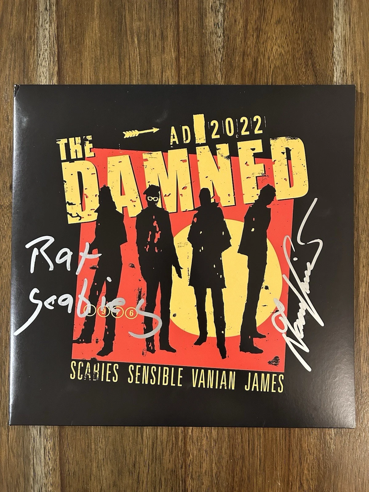 ‘The Damned’ Band Signed Vinyl Album ‘Live Album’ Dave Vanian & Rat ...