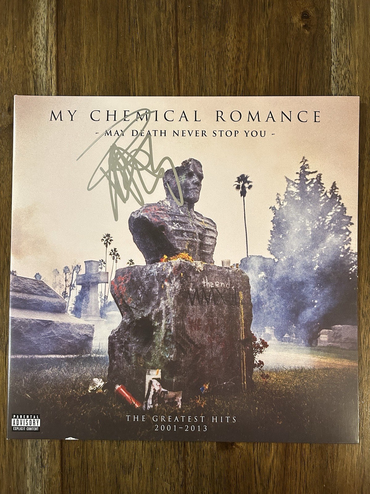 Frank Iero Signed ‘My Chemical Romance’ Vinyl Album ‘May Death Never ...