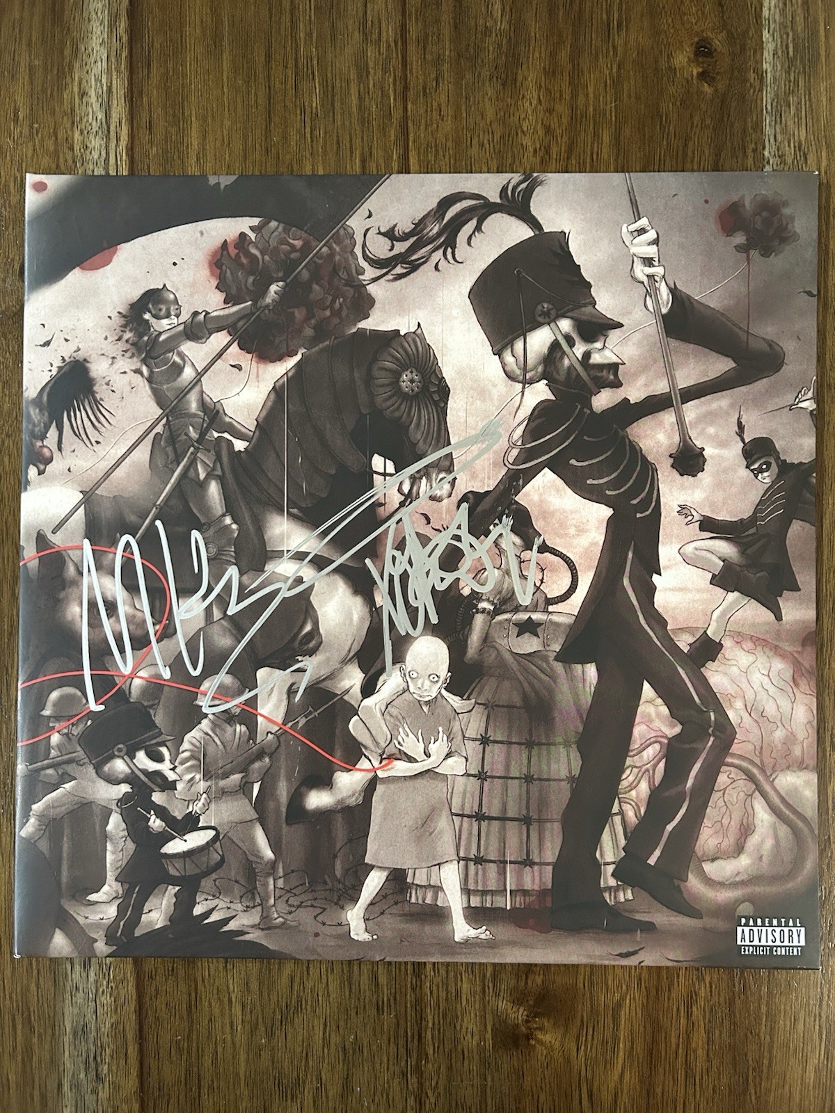 Frank Iero & Mikey Way Signed ‘My Chemical Romance’ Vinyl Album Beckett ...