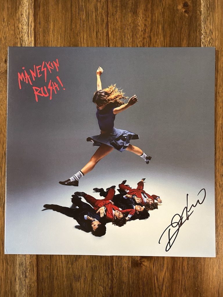 Damiano David ‘Maneskin’ Lead Singer Signed Vinyl Album ‘Rush!’ Beckett ...