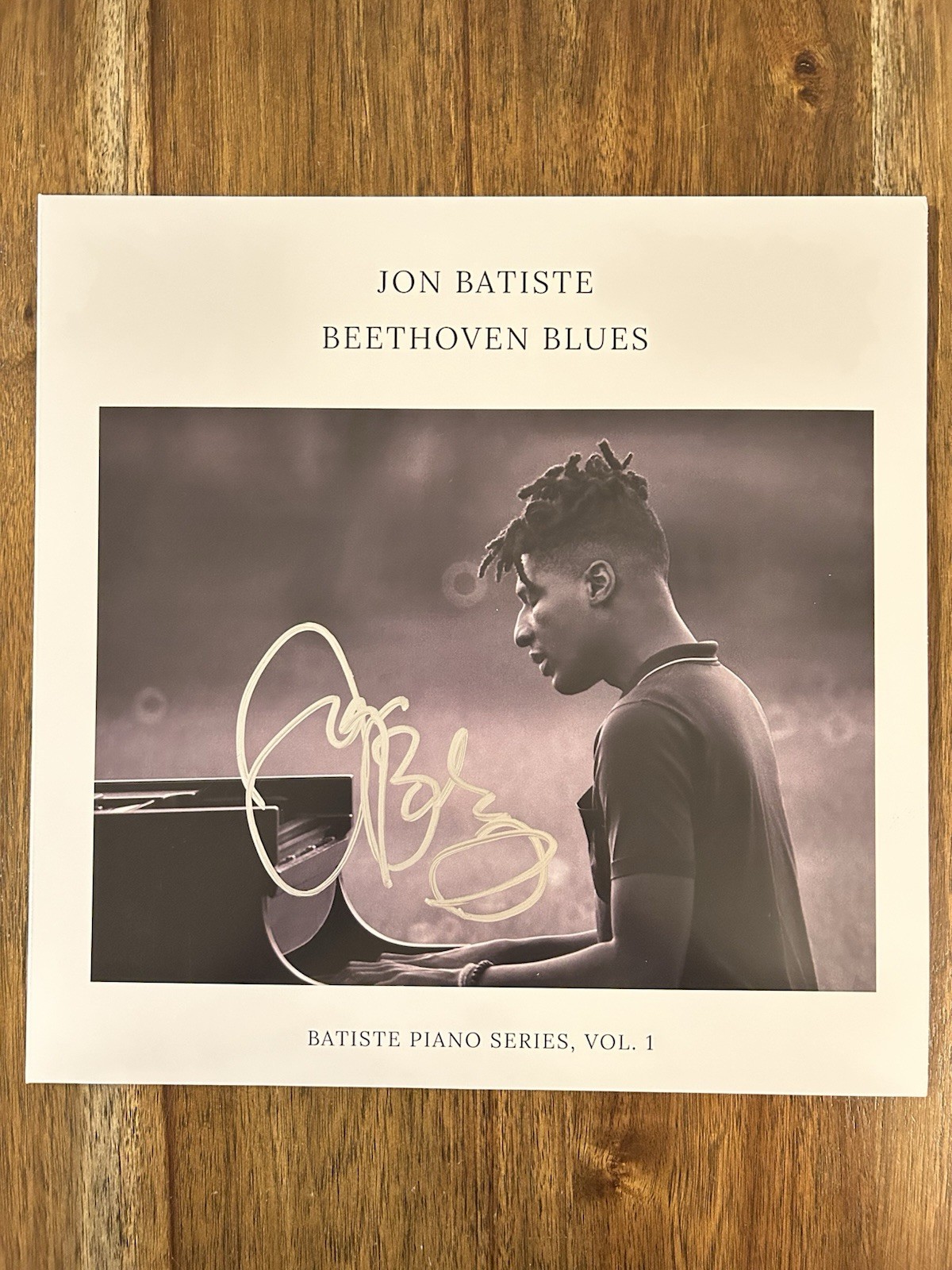 Jon Batiste ‘Beethoven Blues’ Signed Vinyl Album LP Beckett | Autographia
