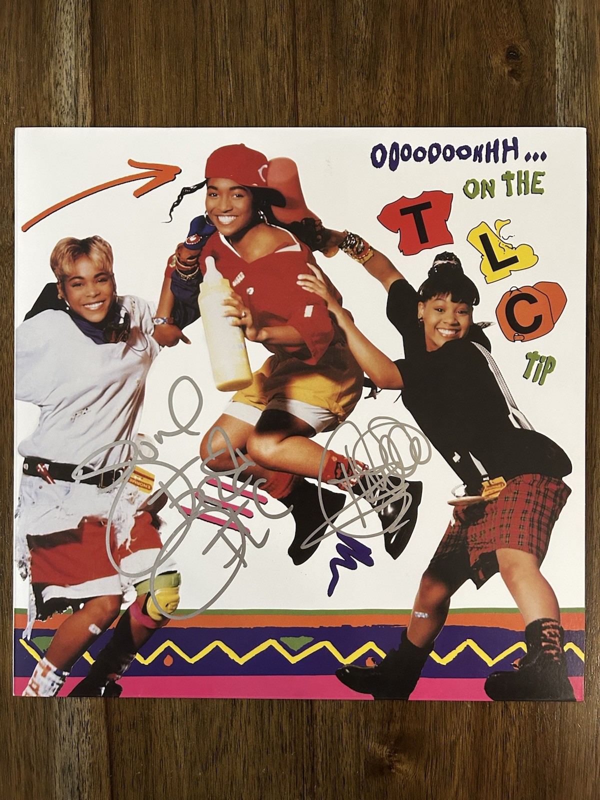 ‘TLC’ Signed Vinyl Album ‘On The TLC Tip’ T-Boz & Chilli Beckett ...
