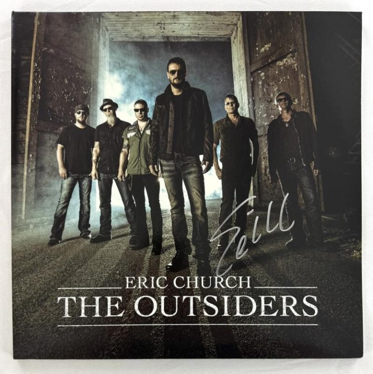 Eric Church Signed Autograph Album Vinyl Record - The Outsiders w ...