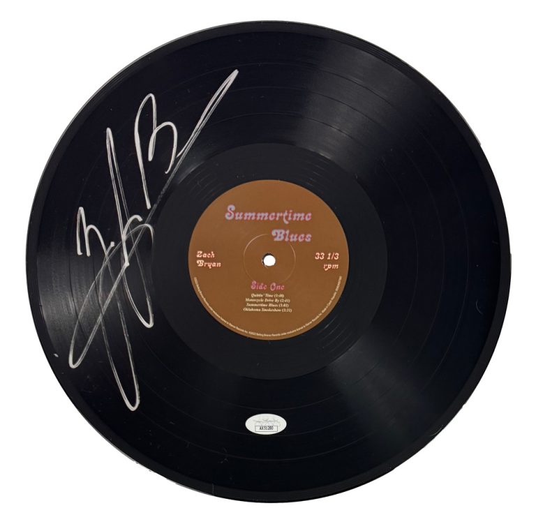 Zach Bryan Signed Autograph Album Vinyl Record Disc - Country Music ...